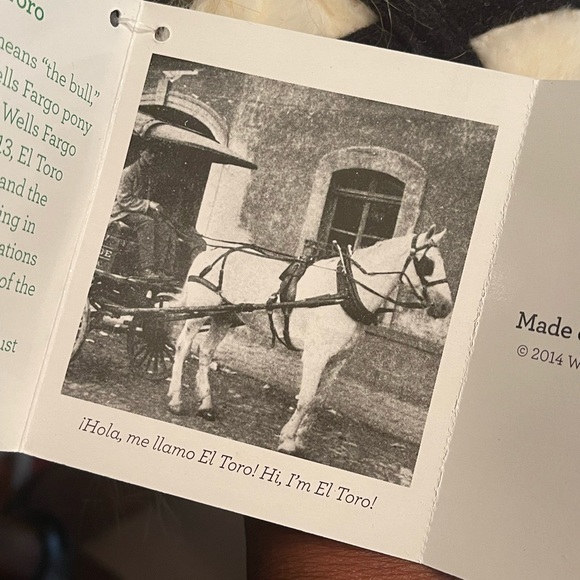 Wells Fargo | Toys | El Toro A Legendary Wells Fargo Plush Pony Nwt ...